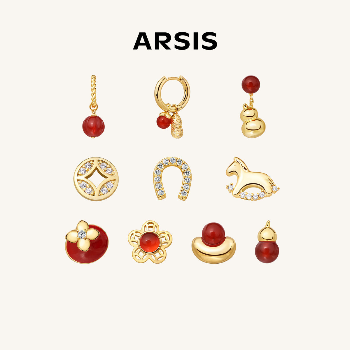 Good Luck 10-Piece Earring Gift Set – ARSIS JEWELRY